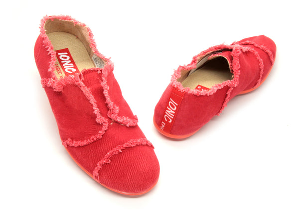 Women's Sando in Red - Ionic Epic simply FABRIC footwear